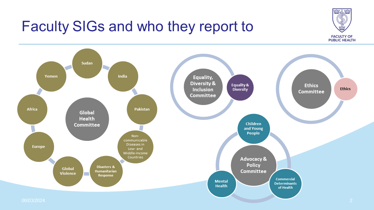 Special Interest Groups - Faculty of Public Health